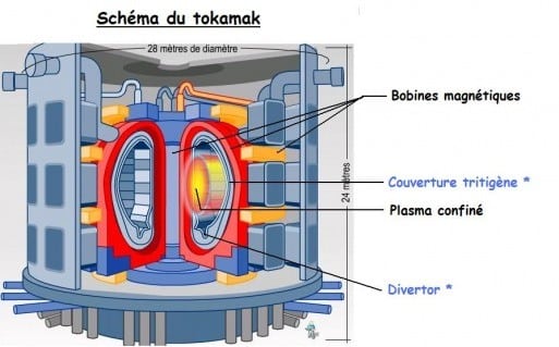 La Fusion Nucléaire Schéma Du Tokamak Comptazine